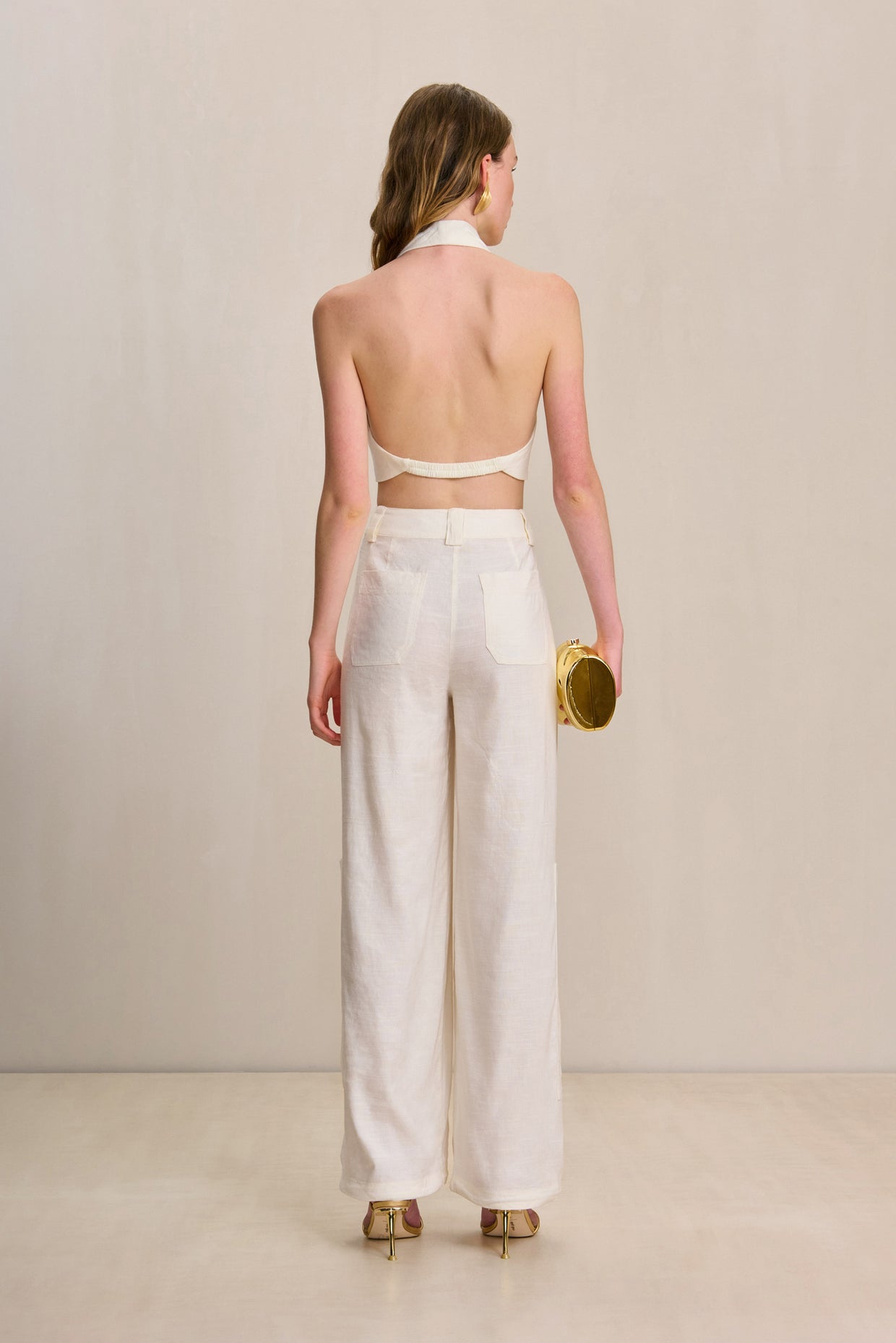 DIEM TOP - OFF WHITE LINEN – CULT GAIA
