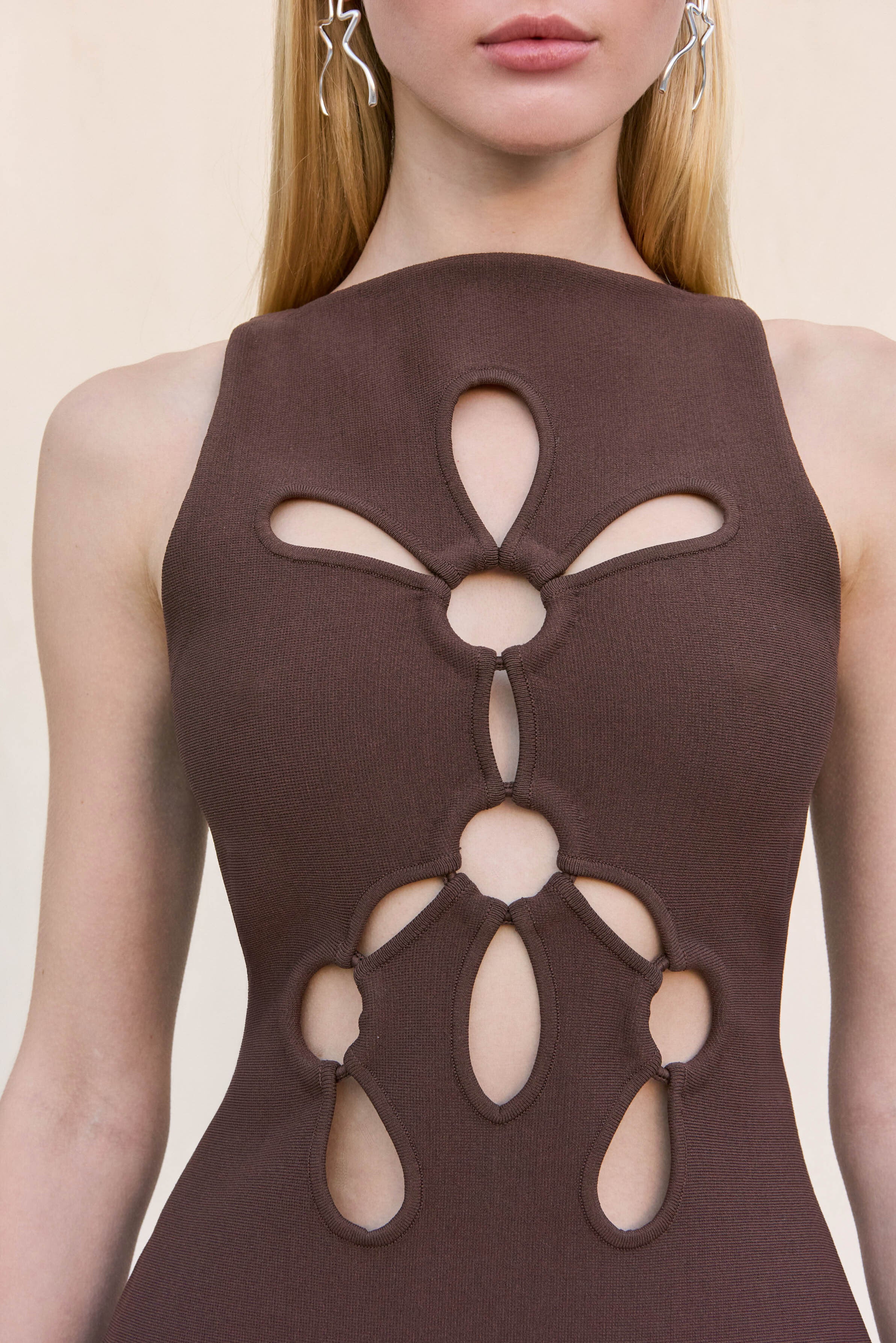 FRANCO KNIT DRESS - JAVA – CULT GAIA