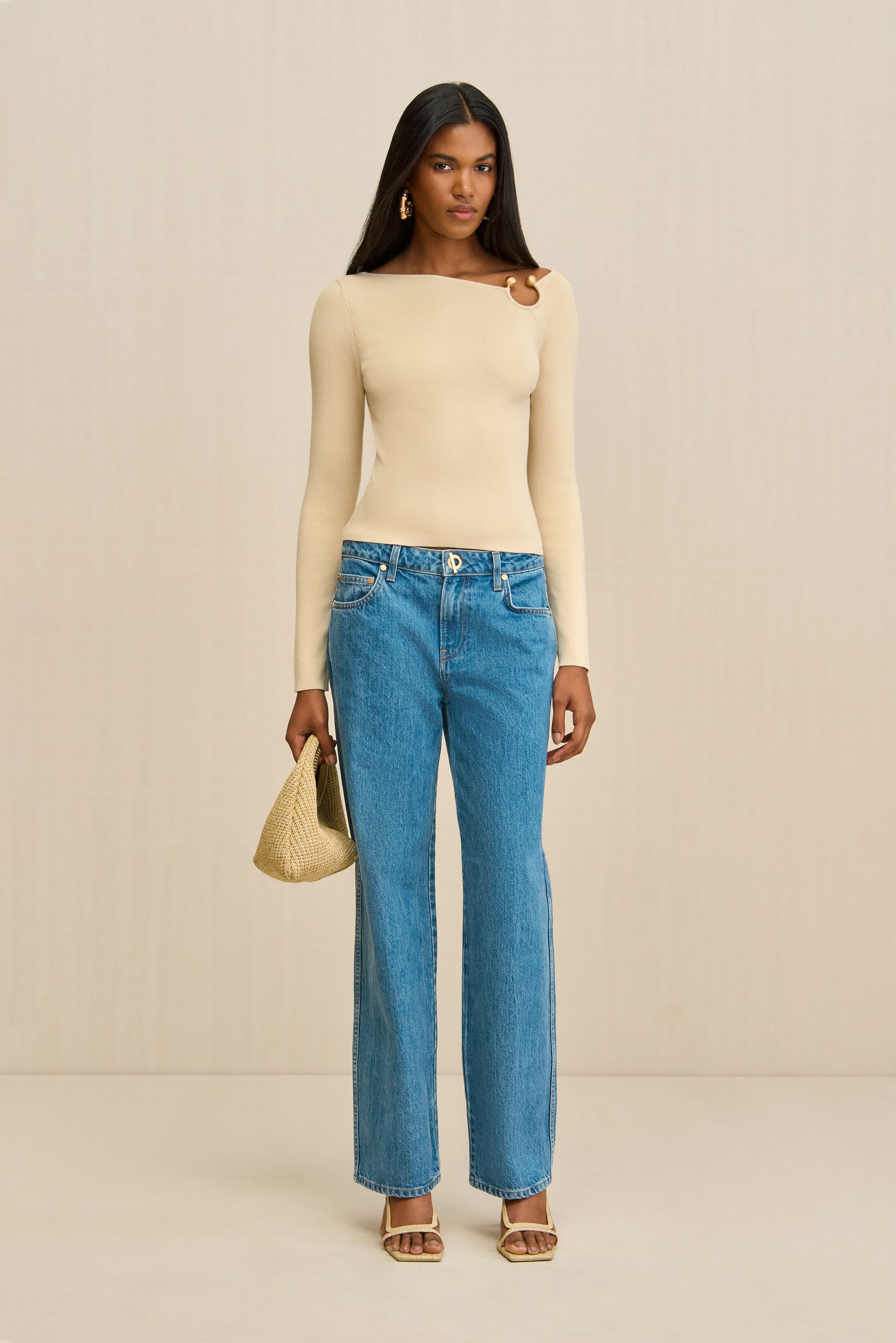 IRIS KNIT TOP - BEACH – CULT GAIA