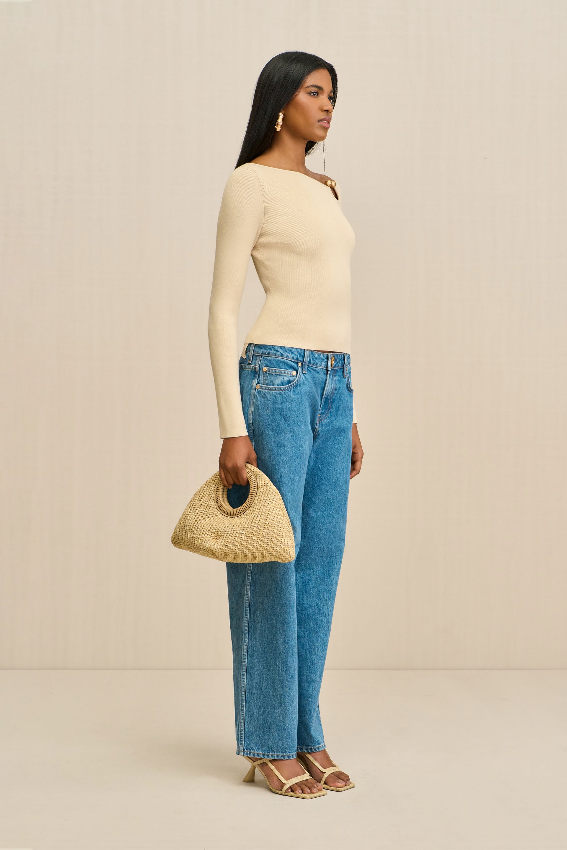 IRIS KNIT TOP - BEACH – CULT GAIA