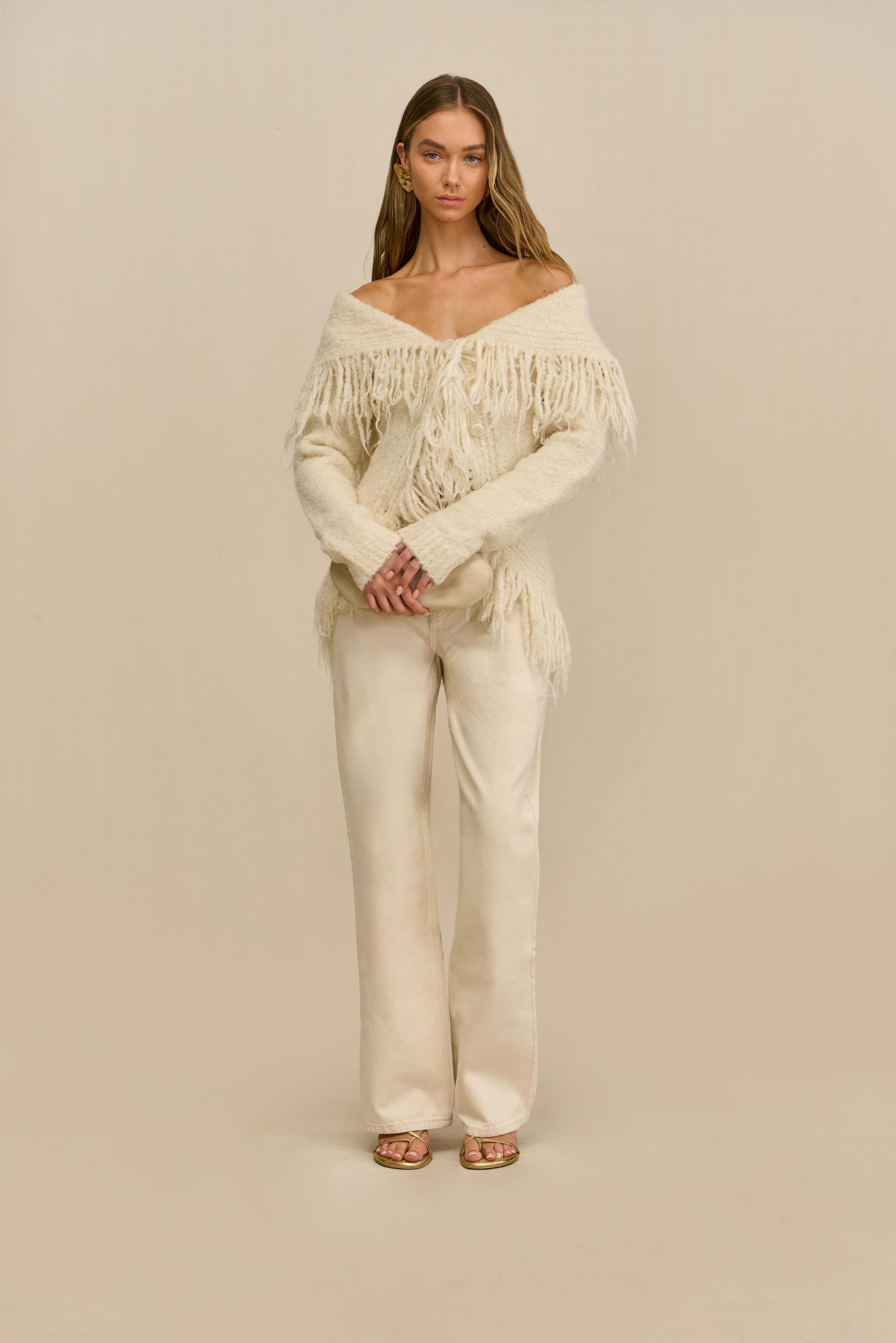 MICHELLE CARDIGAN - CREAM – CULT GAIA