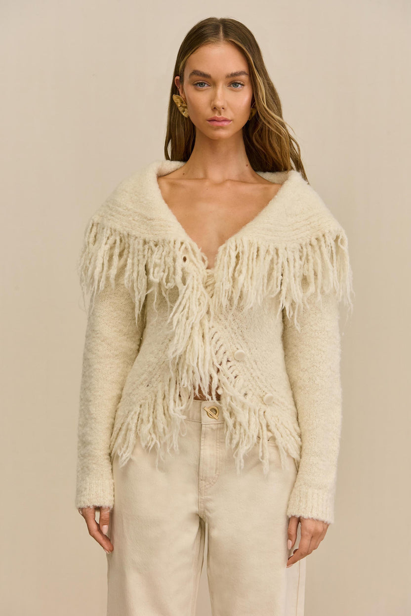 MICHELLE CARDIGAN - CREAM – CULT GAIA