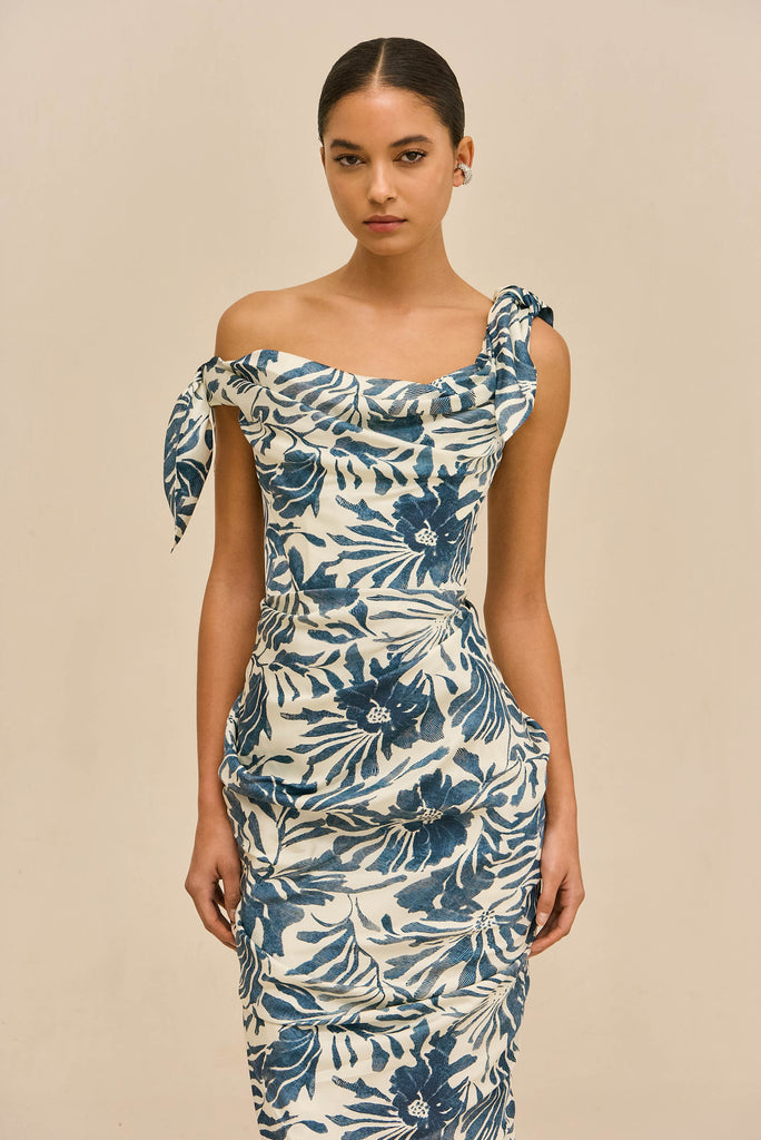 ITHACA DRESS - ETCHED FLORAL – CULT GAIA