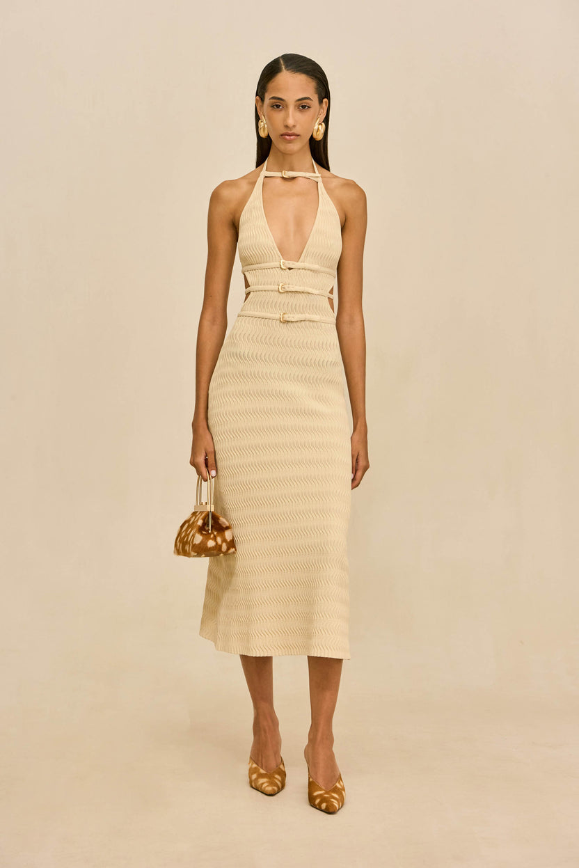 EVALEIGH KNIT DRESS - BEACH – CULT GAIA