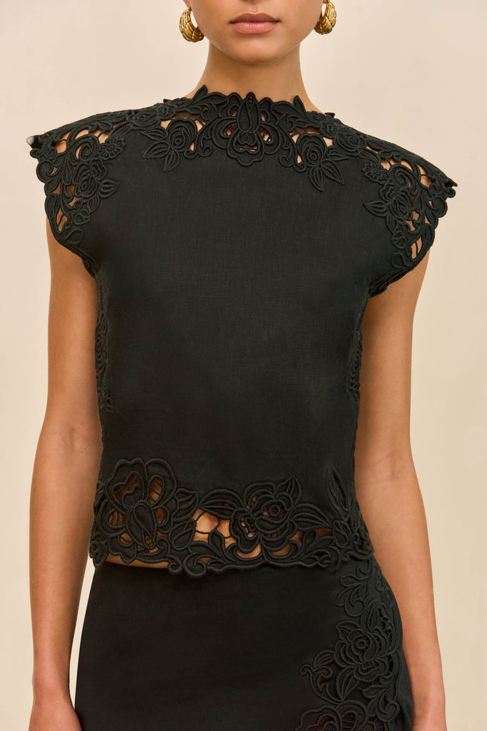 DESTRY TOP - BLACK – CULT GAIA