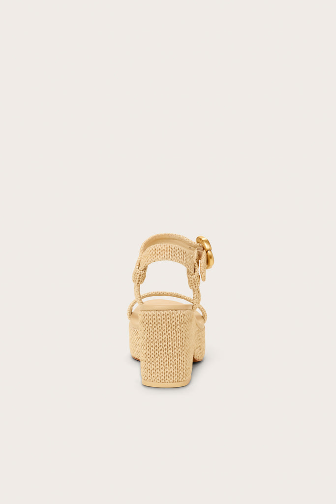 CLARA PLATFORM SANDAL - NATURAL – CULT GAIA