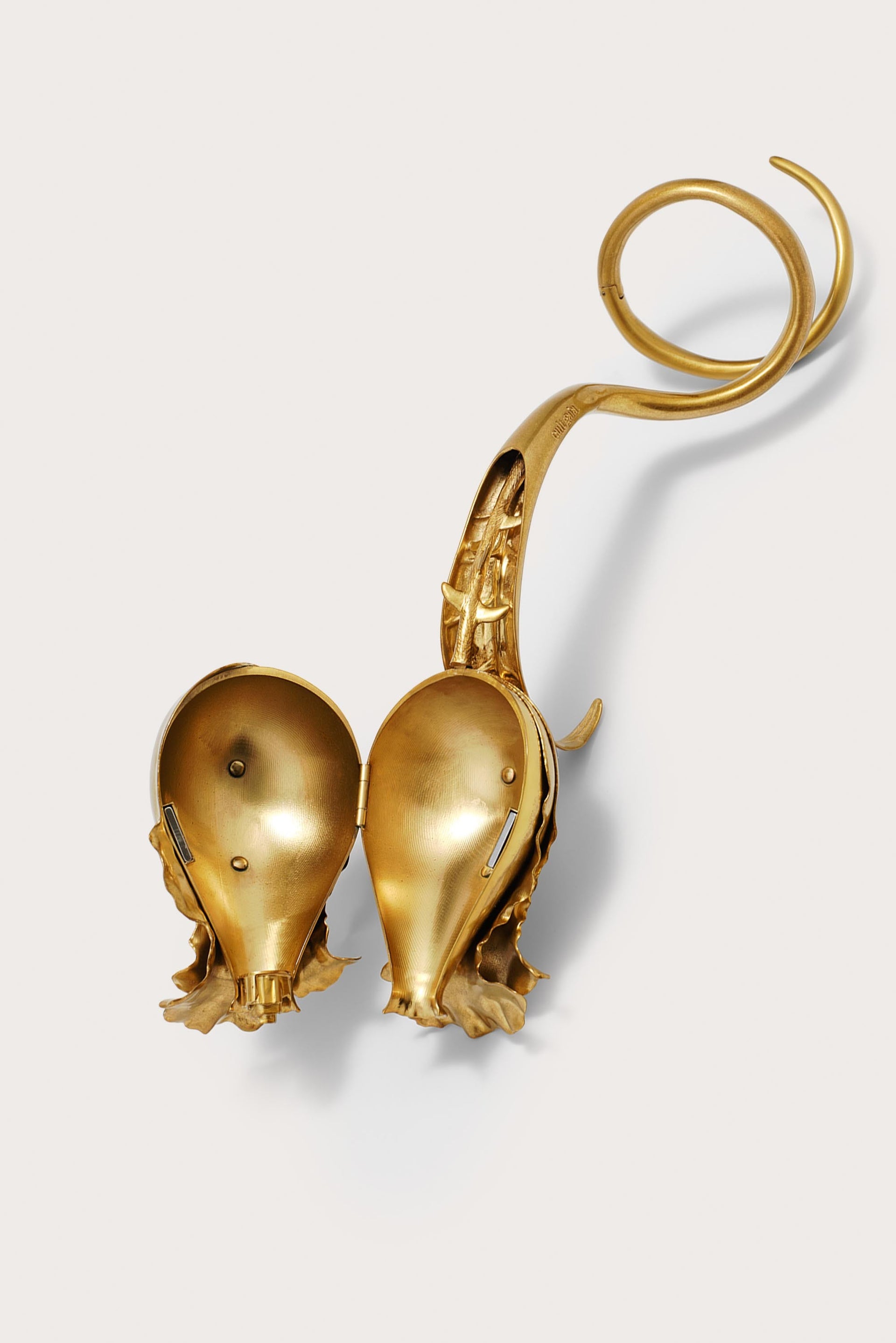 FLORAH CLUTCH - ANTIQUE BRASS – CULT GAIA