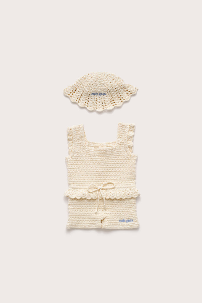 BABY CATALINA JUMPSUIT SET - OFF WHITE – CULT GAIA