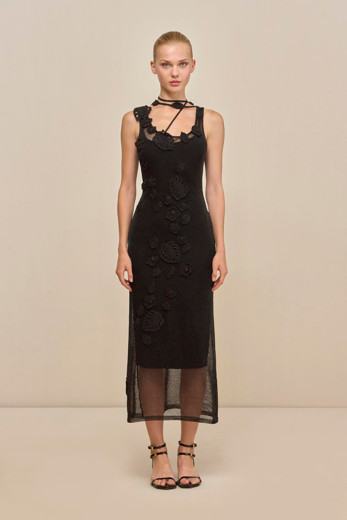 PEMMA KNIT DRESS - BLACK – CULT GAIA