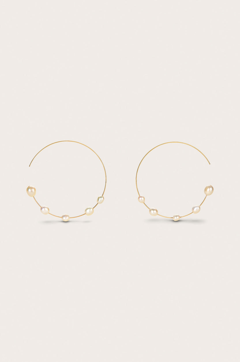 NUBIA XL EARRING - PEARL – CULT GAIA