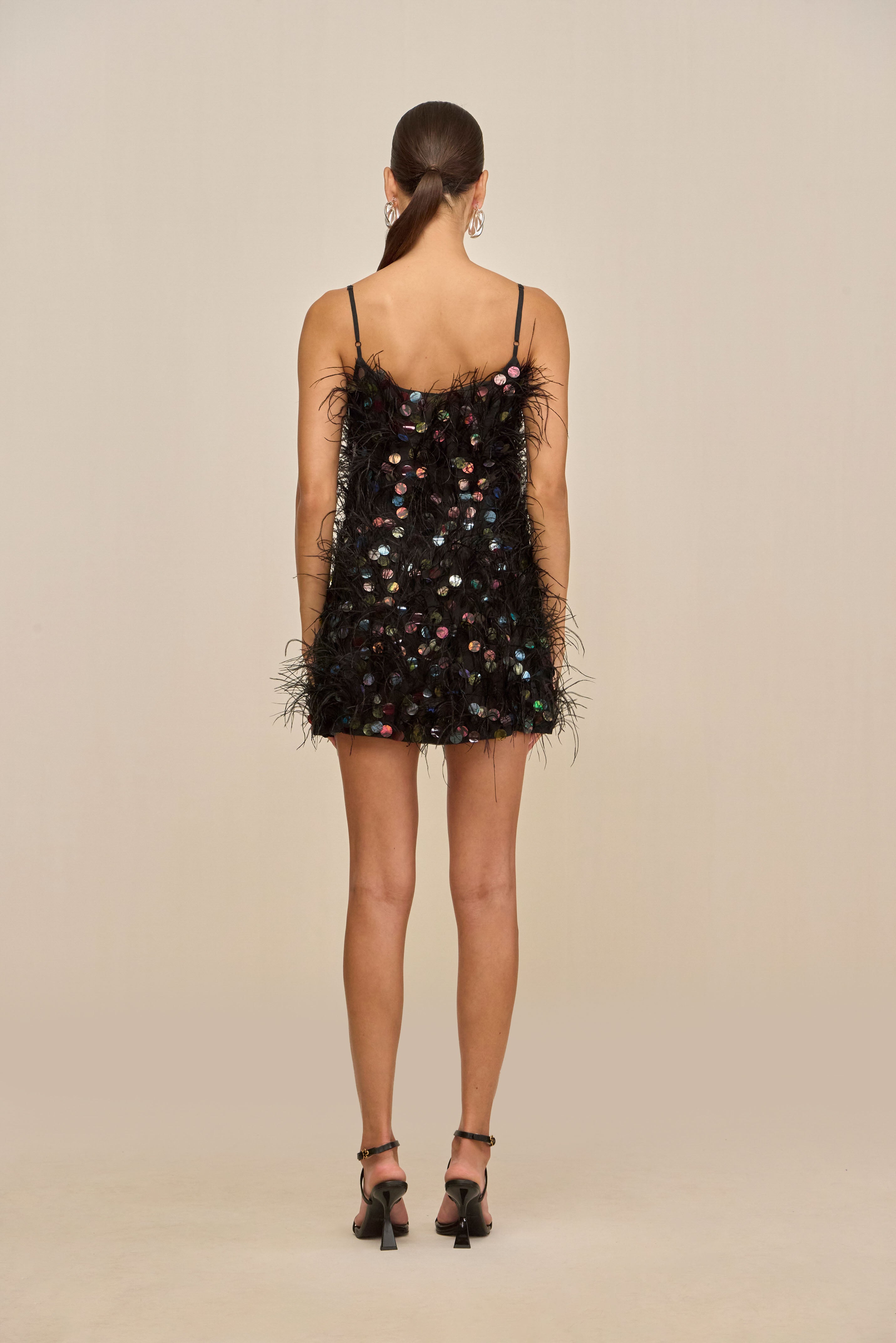 ASTRO DRESS - BLACK MULTI – CULT GAIA