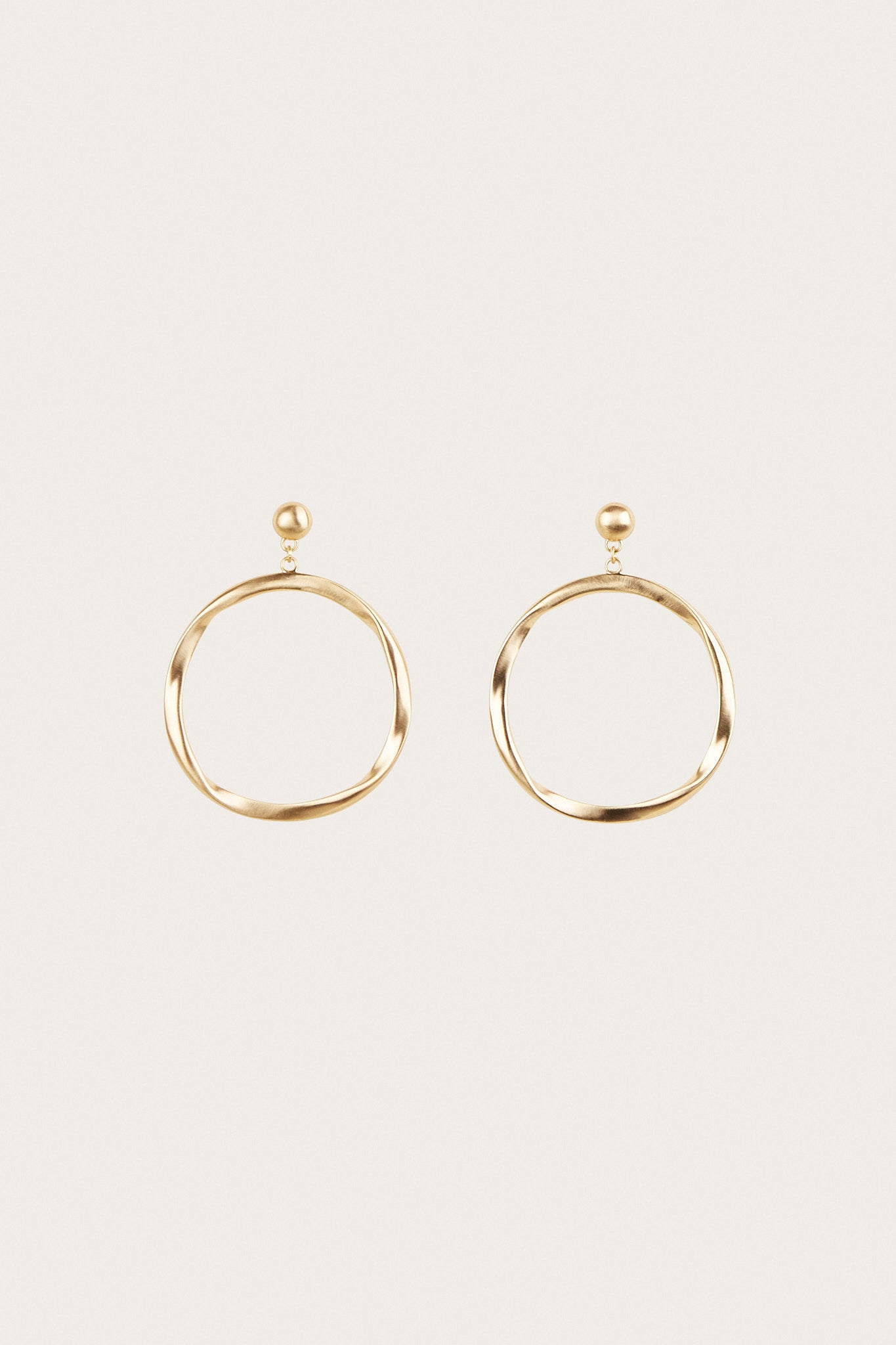 SERENA EARRING - BRUSHED BRASS – CULT GAIA